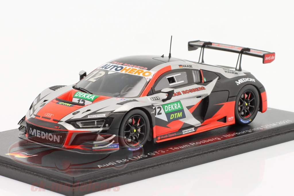 Spark 1:43 Audi R8 LMS GT3 #12 DTM Nürburgring 2021 C. Haase SG804 模型 ...