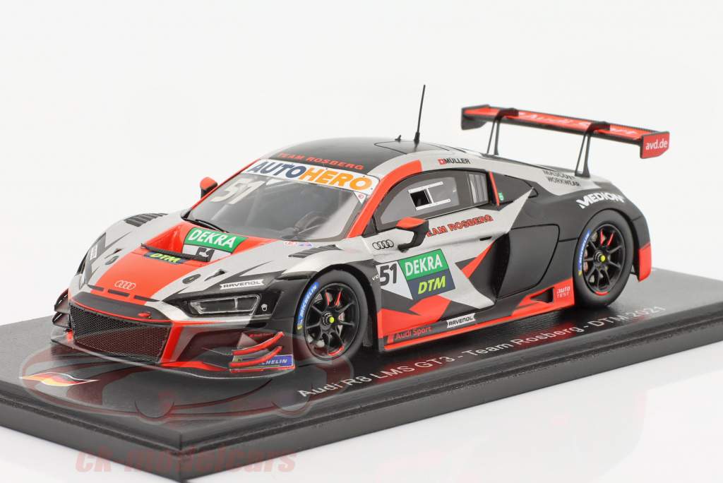 Spark 1:43 Audi R8 LMS GT3 #51 DTM 2021 Nico Müller SG815 model car ...