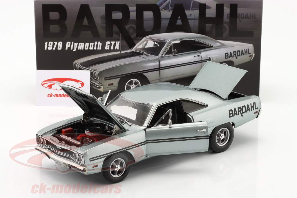 GMP 1:18 Plymouth GTX Drag Car Bardahl Al Young 1970 灰色的 18952 模型 汽车 ...