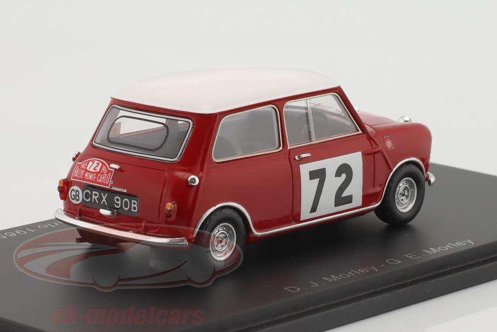 Spark 1:43 BMC Mini Cooper S #72 Rallye Monte Carlo 1965 D. Morley, G ...