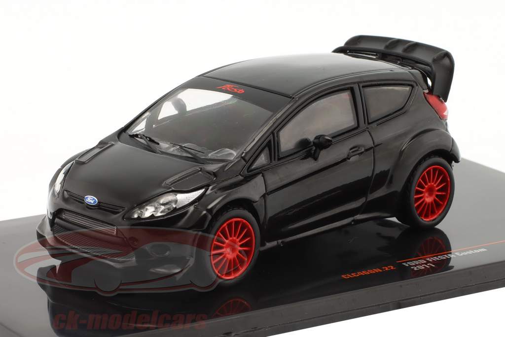 Ixo 1:43 Ford Fiesta MK7 Custom Anno di costruzione 2011 Nero CLC468N ...