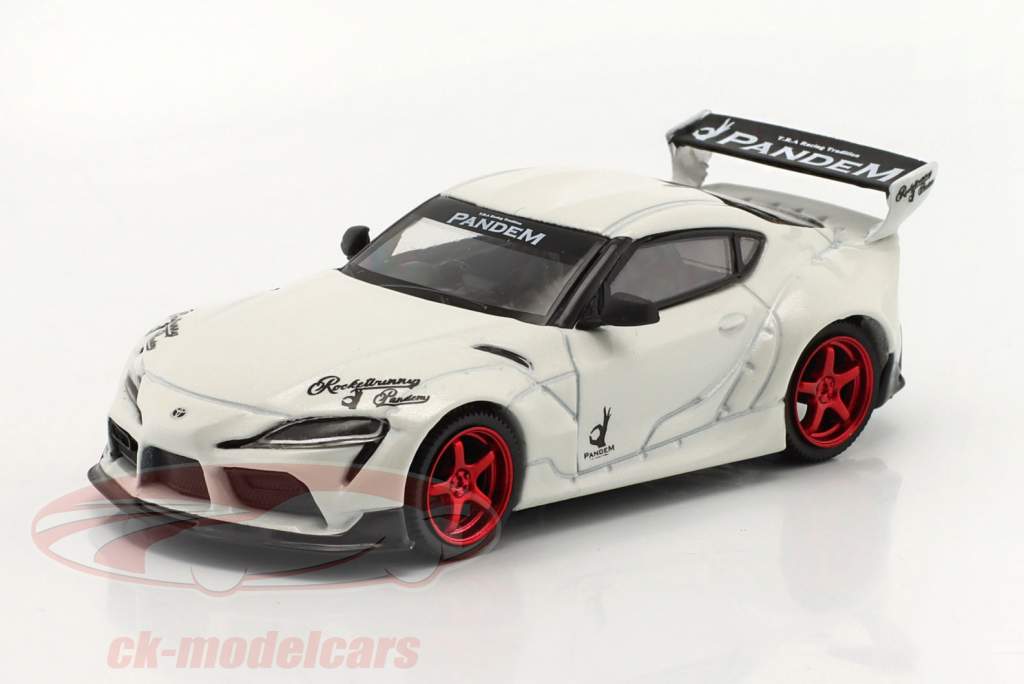 True Scale 1:64 Pandem Toyota GR Supra V1.0 LHD 2019 perle blanche ...