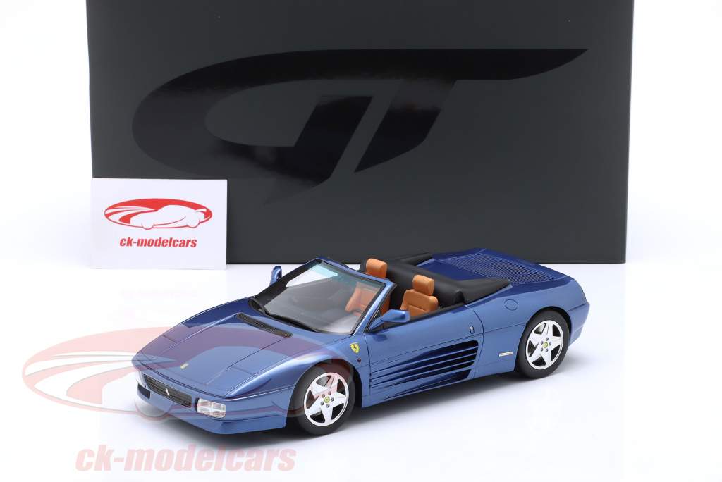 Blue Ferrari 348 Spyder Overkill: Ferrari 348 Spider GTspirit