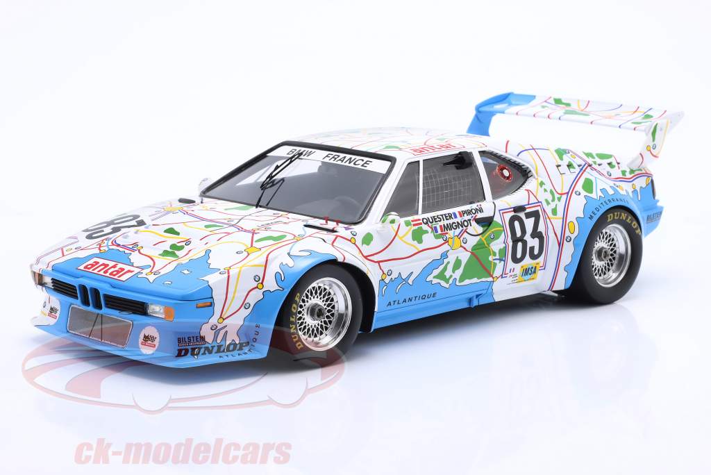 Spark 1:18 BMW M1 #83 24h LeMans 1980 Quester, Pironi, Mignot 18S672 模型 ...