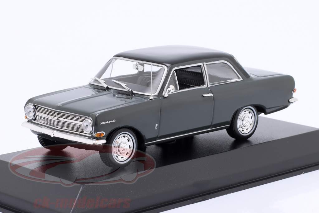 Minichamps 1:43 Opel Rekord A year 1962 dark grey / black 940041001 ...