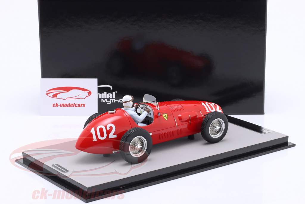 Tecnomodel 1:18 G. Farina Ferrari 500 F2 #102 2nd Germany GP formula 1 ...