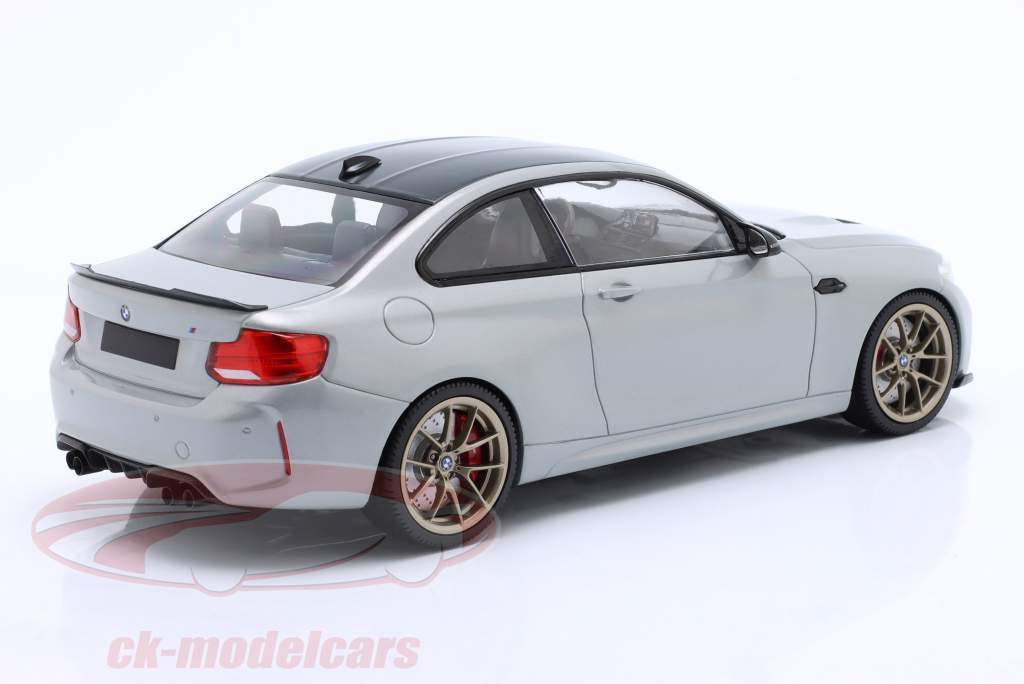 Minichamps 1:18 BMW M2 CS (F87) 2020 silver metallic / golden rims ...