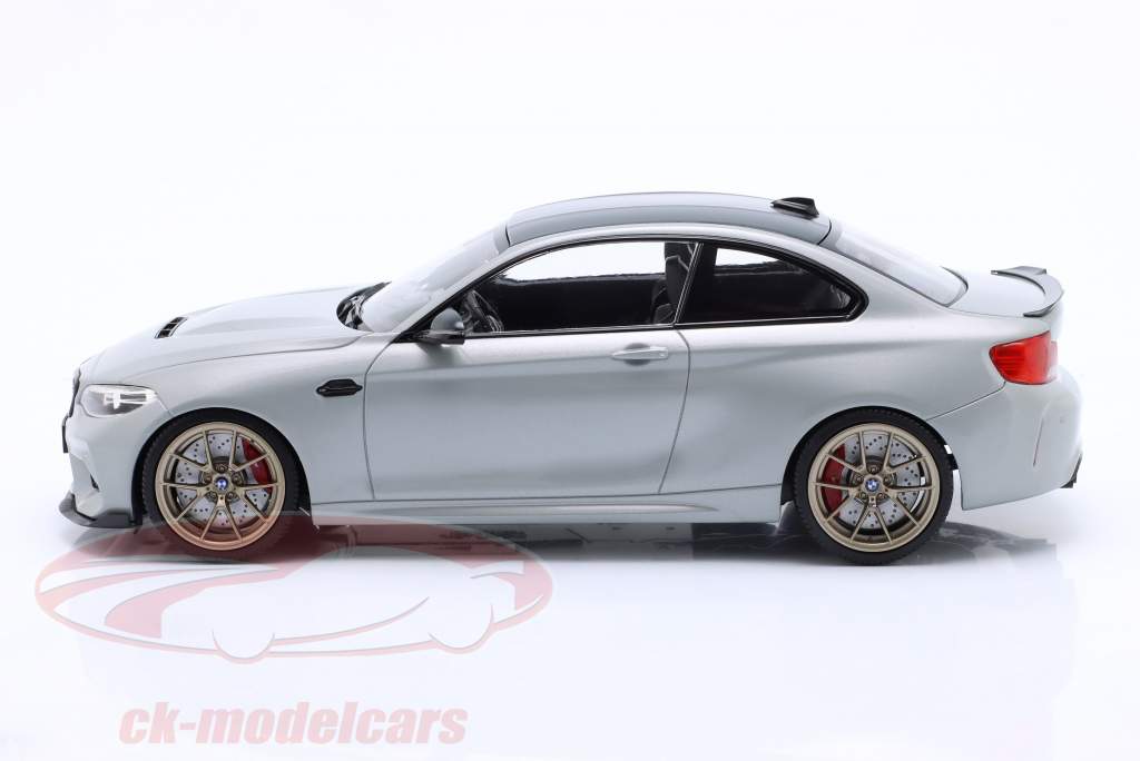 Minichamps 1:18 BMW M2 CS (F87) 2020 silver metallic / golden rims ...