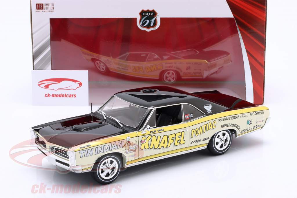 Highway 61 Collectibles 1:18 Pontiac GTO Tin Indian Knafel Akron Ohio ...