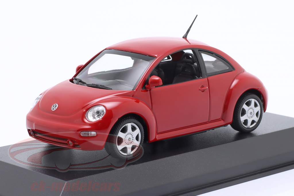 Minichamps 1:43 Volkswagen VW New Beetle (Type 9C) year 1998 red ...