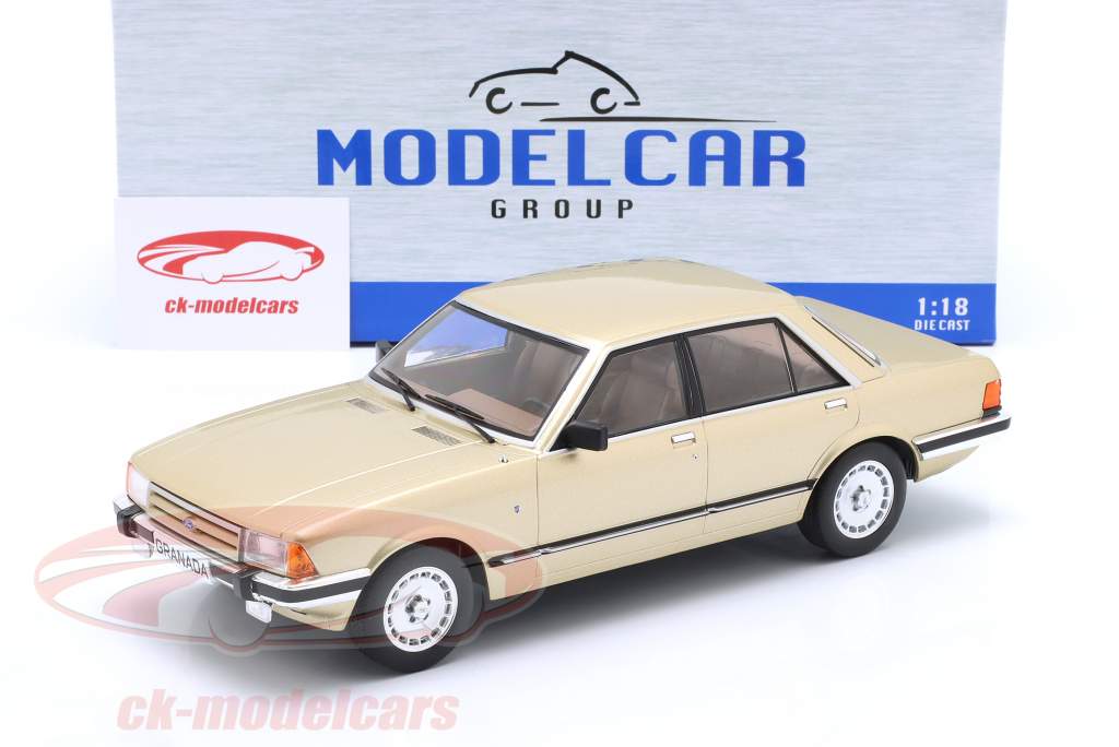 Modelcar Group 1:18 Ford Granada MK II 2.8 Ghia year 1982 beige ...