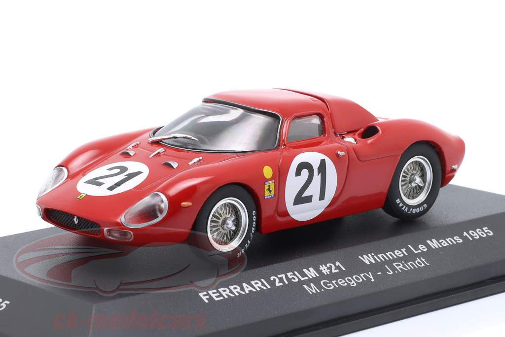 Ixo 1:43 Ferrari 250 LM #21 Winner 24h LeMans 1965 Rindt, Gregory ...