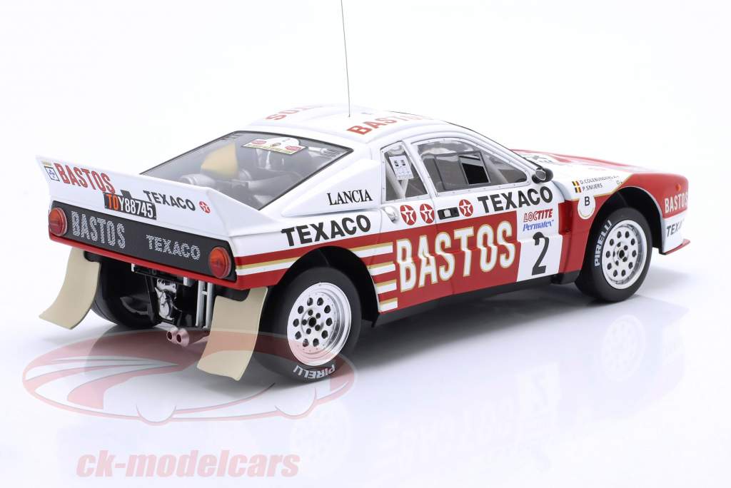 Ixo 1:18 Lancia 037 Rally #2 第四名 Rallye Ypres 1985 Snijers, Colebunders ...