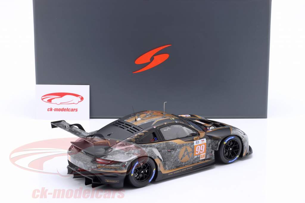 Spark 1:18 Porsche 911 RSR-19 #99 24h LeMans 2022 Hardpoint Motorsport 18S825 modelo coche ...