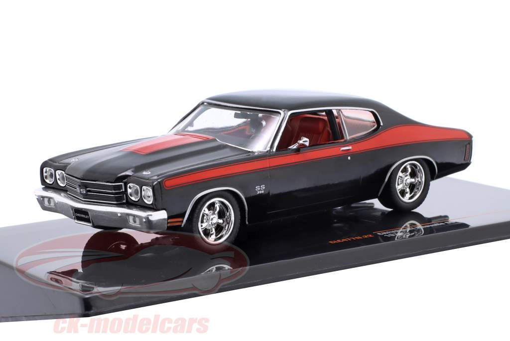 Ixo 1:43 Chevrolet Chevelle SS year 1970 black / red CLC477N.22 model ...