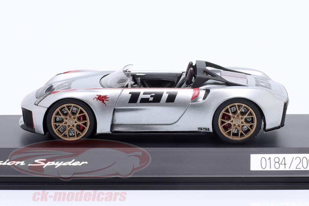 Spark 1:43 Porsche Vision Spyder Baujahr 2020 silber WAP0200140N0SP ...