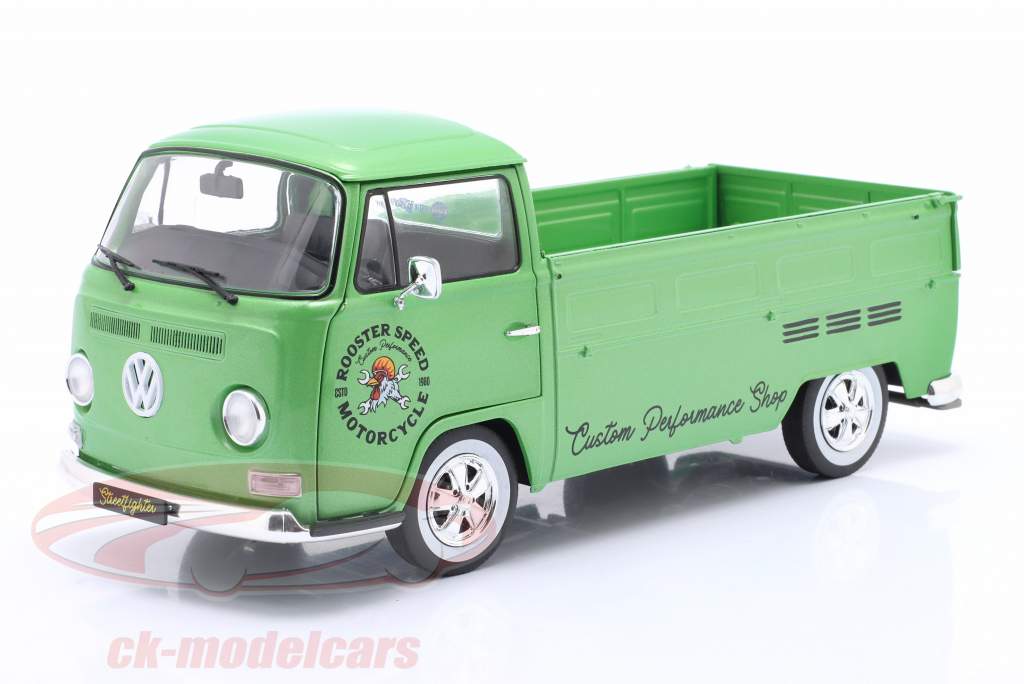 Solido 1:18 Volkswagen VW T2 Pick-Up Custom 1968 green metallic ...