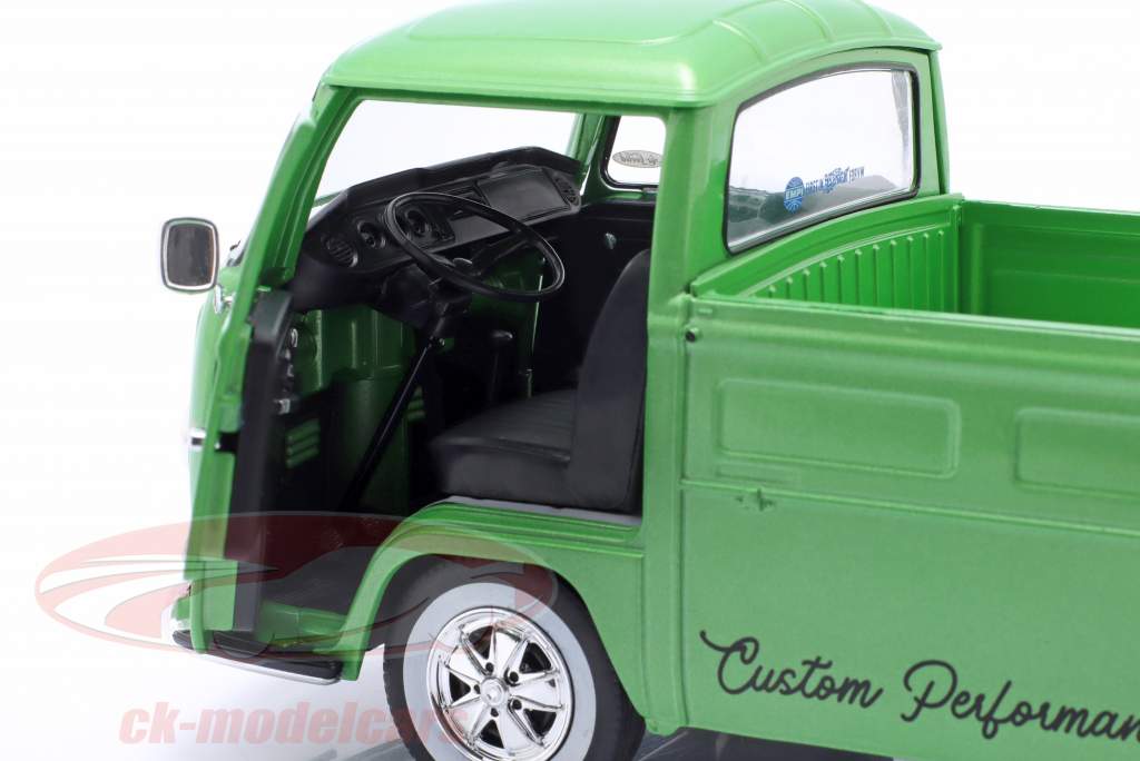Solido 1:18 Volkswagen VW T2 Pick-Up Custom 1968 green metallic ...