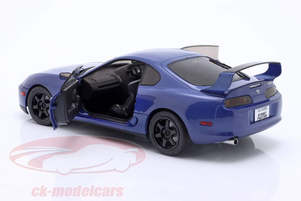 Solido 1:18 Toyota Supra MK4 (A80) Streetfighter 建设年份 1993 黑暗的 蓝色的 ...