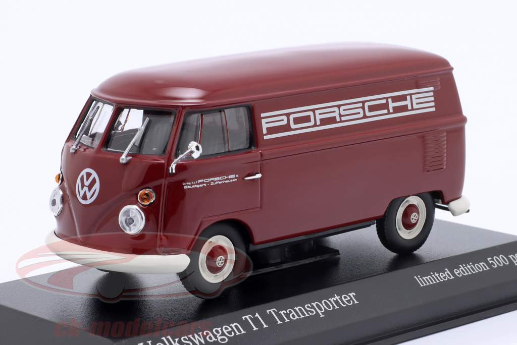 Minichamps 1:43 Volkswagen VW T1 Transporter Porsche year 1963 ...
