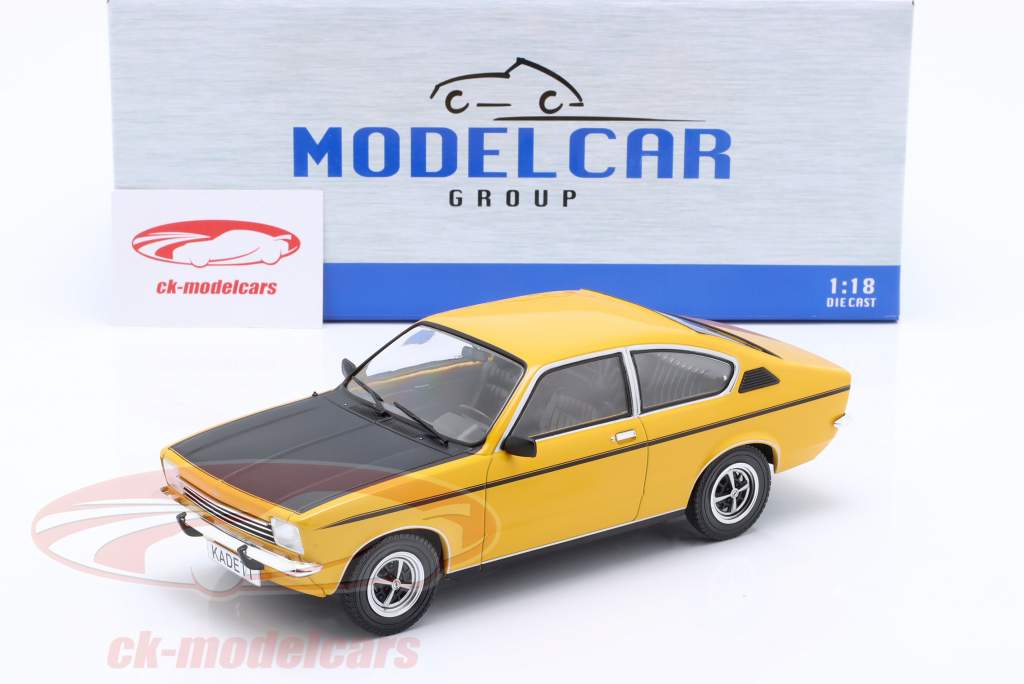 Modelcar Group 1:18 Opel Kadett C Coupe SR year 1975 dark yellow ...