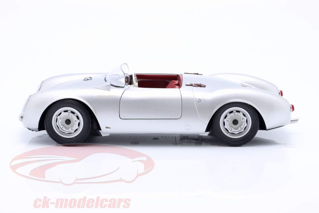 KK-Scale 1:12 Porsche 550A Spyder year 1956 silver KKDC120113 model car ...