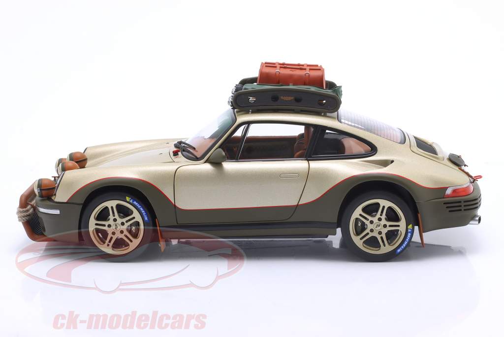 Almost Real 1:18 Porsche RUF Rodeo prototipo 2020 oro metálico / verde ...