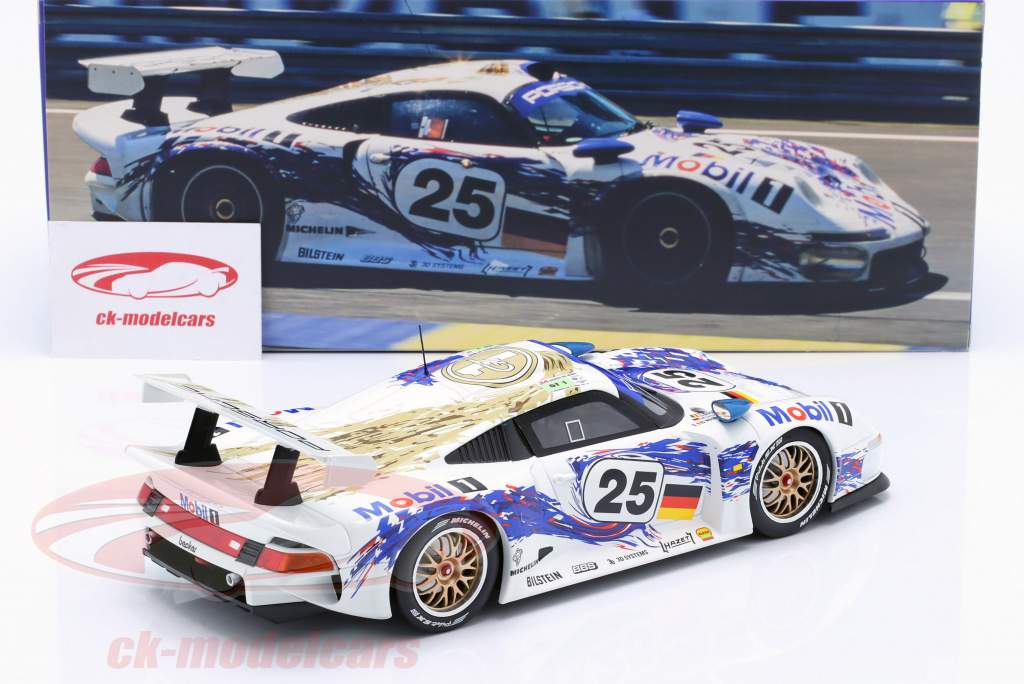WERK83 1:18 Porsche 911 GT1 #25 第二名 24h LeMans 1996 Stuck, Boutsen, Wollek W18013001 模型 汽车 ...