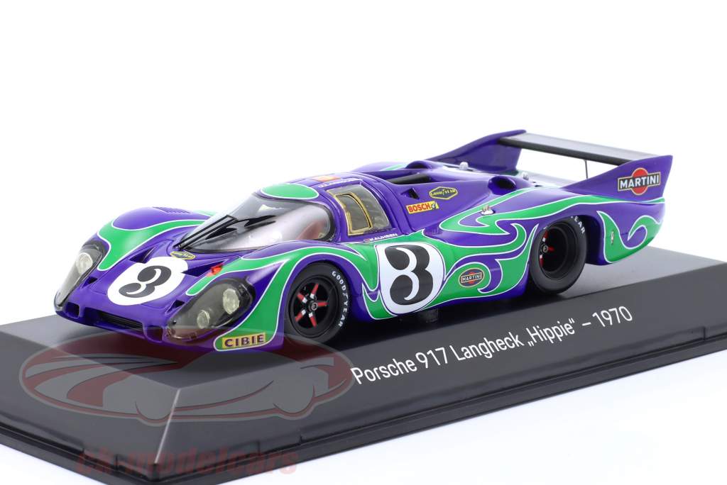 Spark 1:43 Porsche 917 LH Hippie #3 2do 24h LeMans 1970 Kauhsen ...