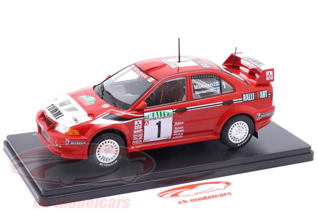 Altaya 1:24 Mitsubishi Lancer Evo VI #1 勝者 Rallye ニュージーランド 1999 ...