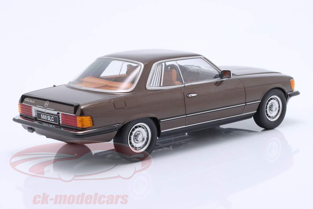KK-Scale 1:18 Mercedes-Benz 500 SLC (C107) year 1981 brown metallic KKDC180851 model car ...
