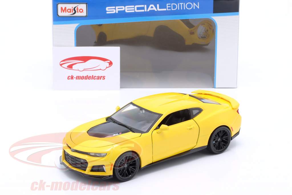 Maisto 1:24 Chevrolet Camaro ZL1 Año de construcción 2017 amarillo ...