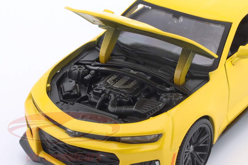 Maisto 1:24 Chevrolet Camaro ZL1 Byggeår 2017 gul 31512Y model bil ...