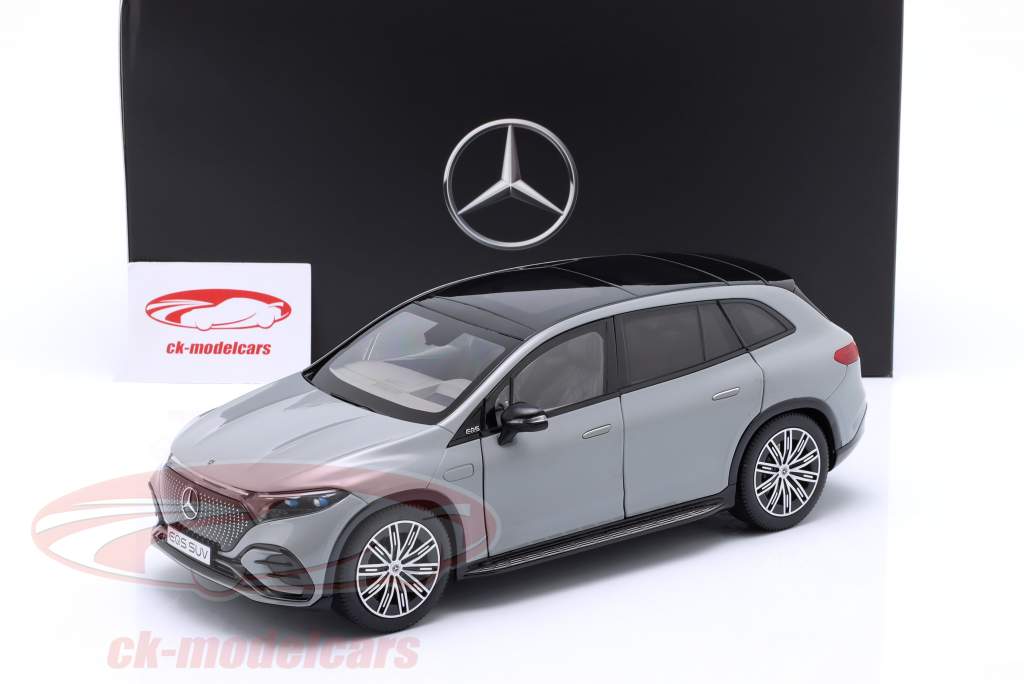 NZG 1:18 Mercedes-Benz EQS (X296) Byggeår 2022 alpine Grå B66960591 model bil B66960591