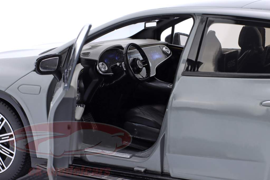 NZG 1:18 Mercedes-Benz EQS SUV (X296) year 2022 alpine grey B66960591 model car B66960591