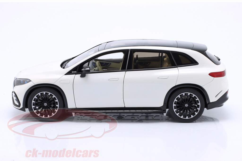 NZG 1:18 Mercedes-Benz EQS SUV (X296) year 2022 diamond white B66960590 model car B66960590