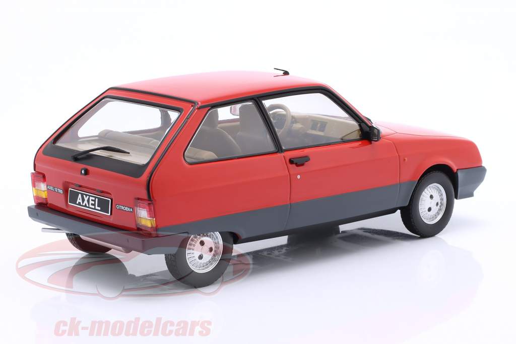 Triple9 1:18 Citroen Axel 12 TRS year 1990 red T9-1800336 model car T9 ...