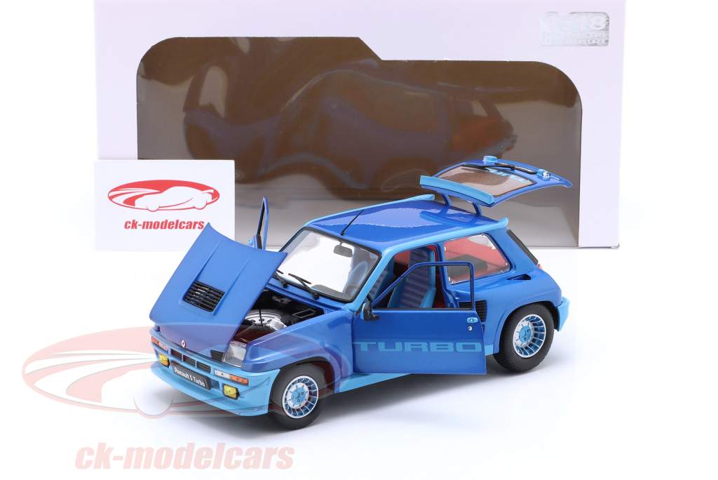Solido 1:18 Renault 5 Turbo Bouwjaar 1981 blauw S1801308 model auto ...