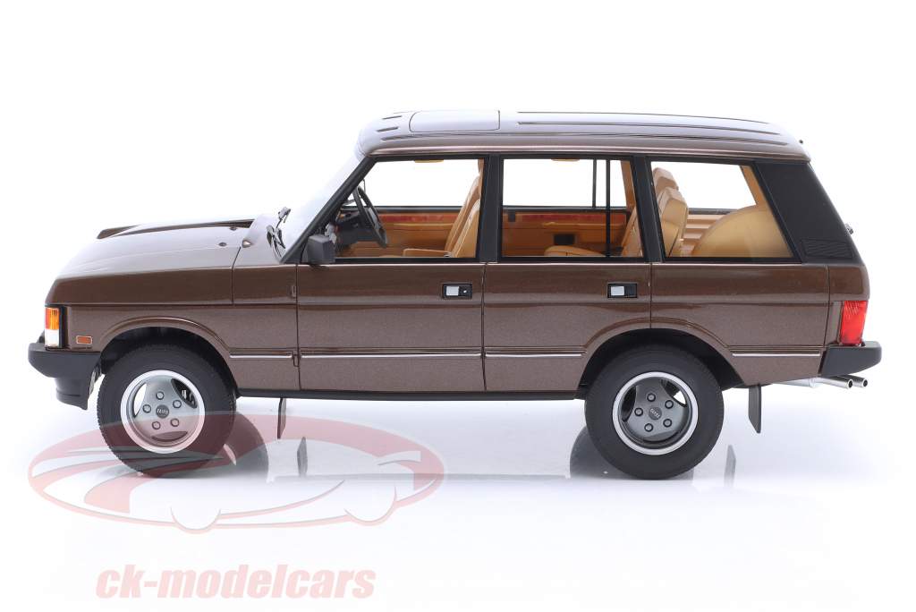 Cult Scale Models 1:18 Land Rover Range Rover Classic Vogue 1990 brun ...