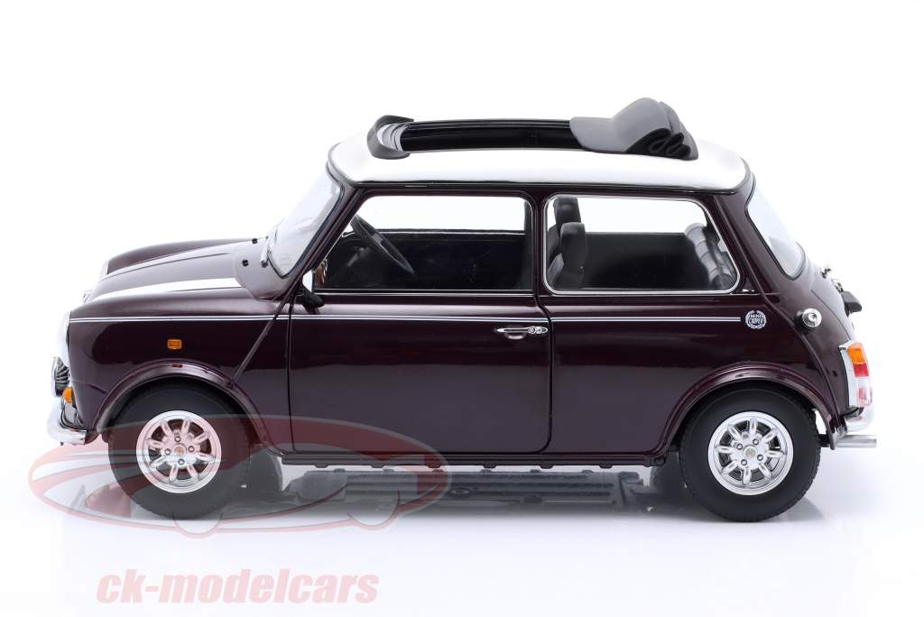 KK-Scale 1:12 Mini Cooper RHD with Sunroof violet metallic / white ...