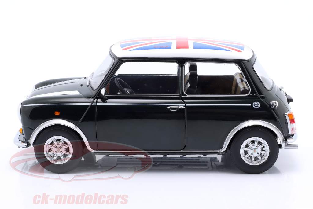 KK-Scale 1:12 Mini Cooper Union Jack LHD 濃い緑色 メタリックな / 白 KKDC120056L ...