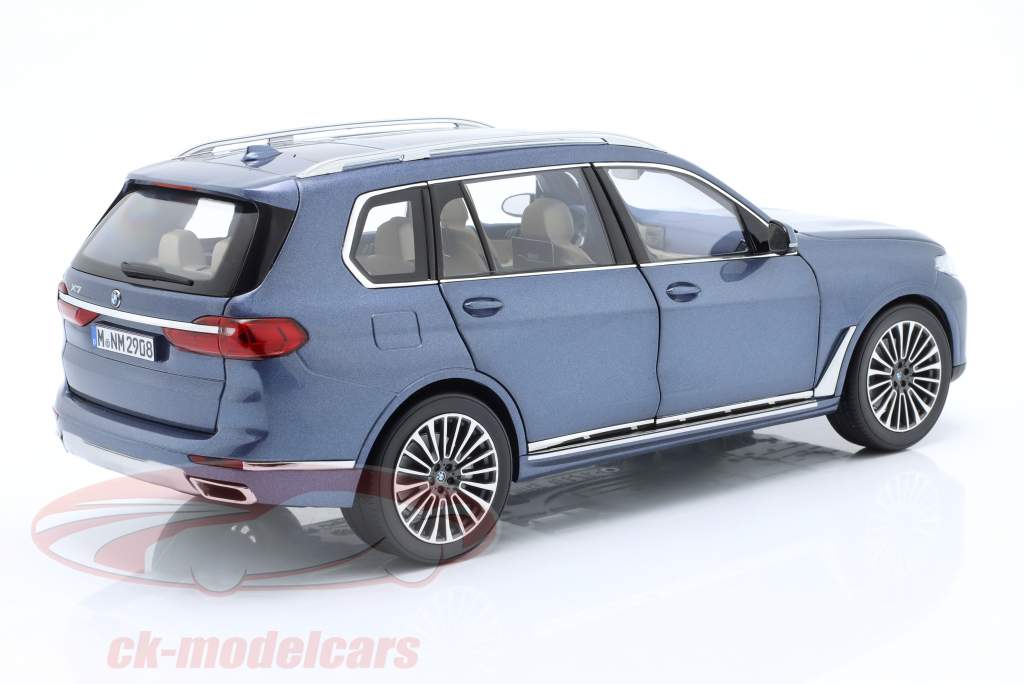 Kyosho 1:18 BMW X7 (G07) year 2020 phytonic blue 80435A51987 model car ...