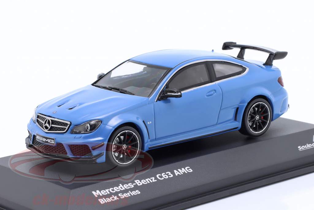 Solido 1:43 Mercedes-Benz C63 AMG Black Series year 2012 blue S4311607 ...