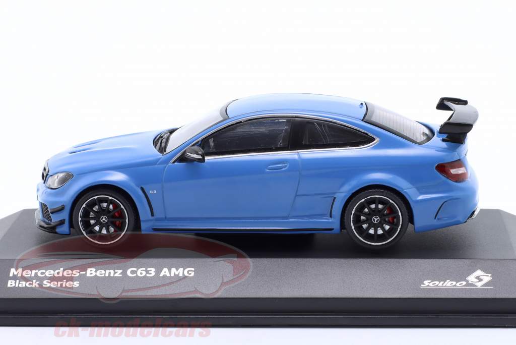 Solido 1:43 Mercedes-Benz C63 AMG Black Series year 2012 blue S4311607 ...