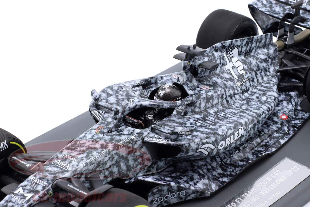 Minichamps 1:18 Zhou Guanyu Alfa Romeo C42 Formula 1 Test Barcelona ...