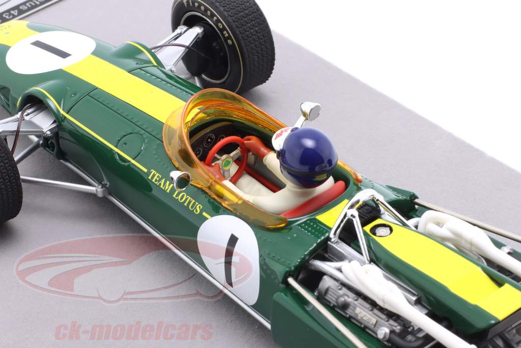Tecnomodel 1:18 Jim Clark Lotus 43 #1 Gagnant Etats-Unis GP formule 1 1966 TMD18-188A modèle ...