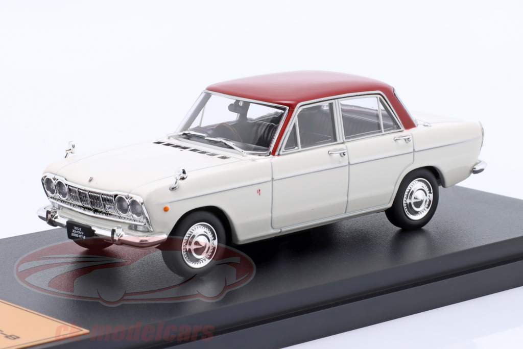 Hachette 1:43 Nissan Prince Skyline 2000GT-B year 1965 white / red magJPPrince model car magJPPrince