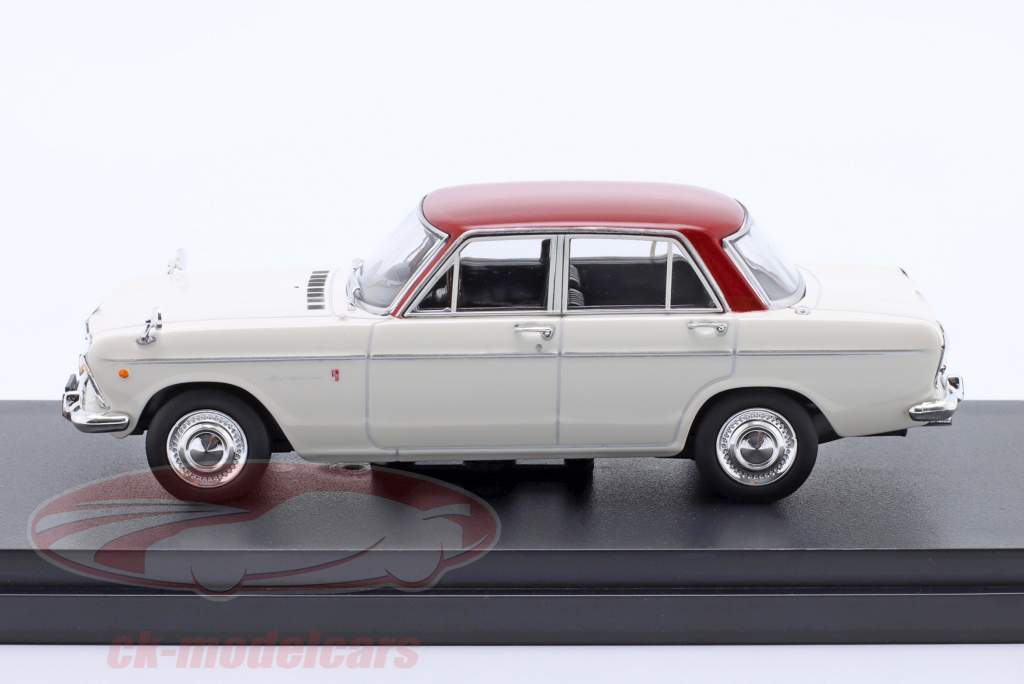 Hachette 1:43 Nissan Prince Skyline 2000GT-B year 1965 white / red magJPPrince model car magJPPrince