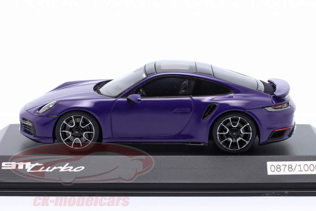 Spark 1:43 Porsche 911 (992) Turbo ultraviolett WAP0201610PTRB ...