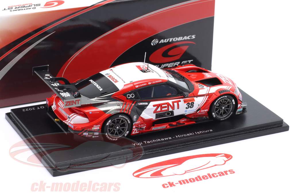 Spark 1:43 Toyota GR Supra #38 GT500 Super GT 2022 Tachikawa, Ishiura SGT032 modèle voiture ...